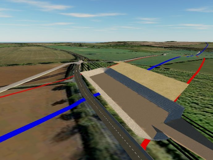Infraworks models to assist with construction sequencing and planning ...