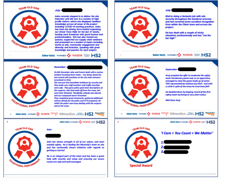 Embedding core values through the Exception Performance Awards - HS2 ...